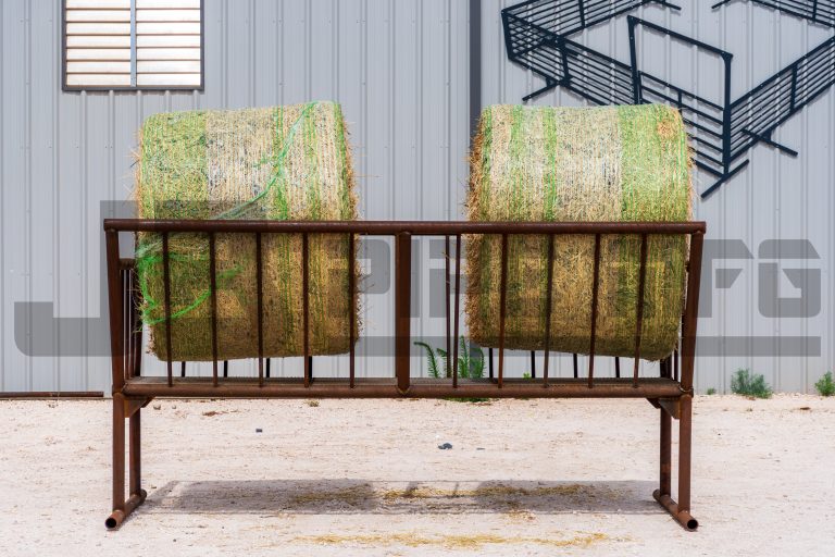 Double Round Bale Hay Cradle Feeder | JB Pipe MFG